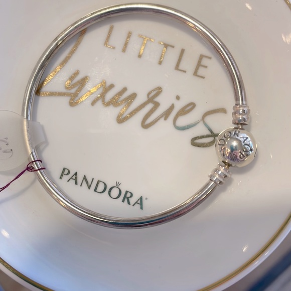 Pandora | Jewelry | New Pandora Silver Bangle Size 6 | Poshmark